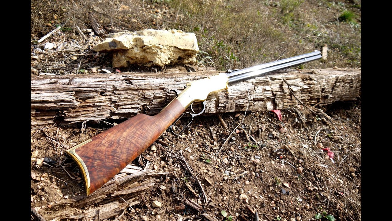Shooting the Henry 1860 in .44-40 - YouTube