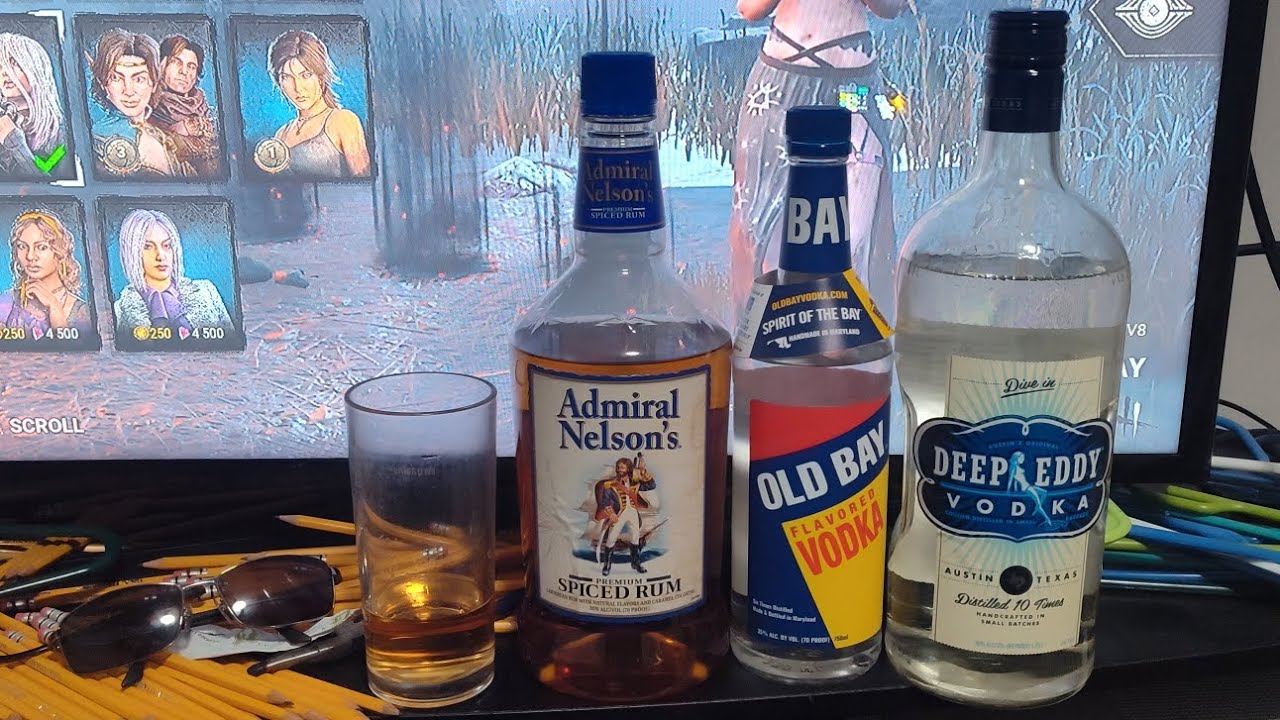 Trying Rum For the First Time Admiral Nelson, Old Bay Vodka and Deep ...
