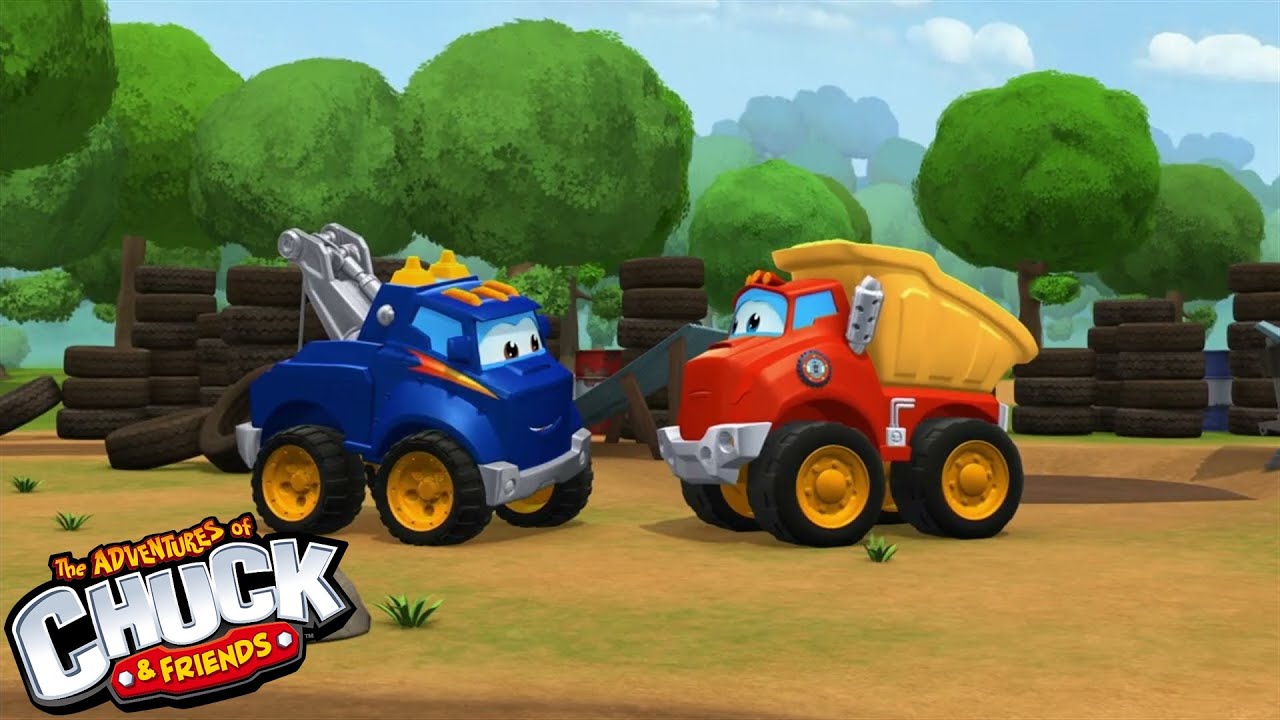 Learn with Chuck & Friends | Mayor Chuck/Wallbashers | Cartoon for Kids ...
