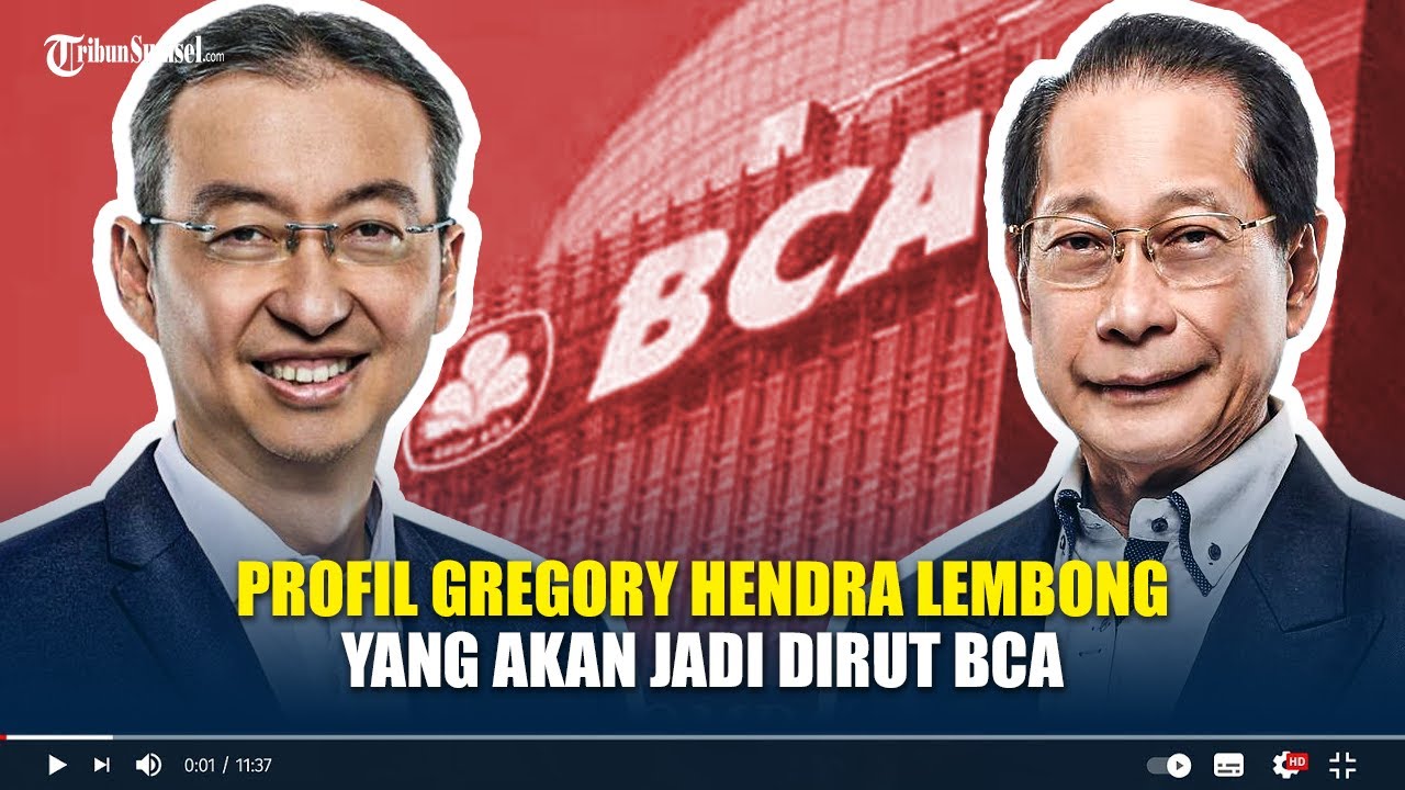 Profil Gregory Hendra Lembong yang Akan Jadi Dirut BCA: Sarjana Sains ...