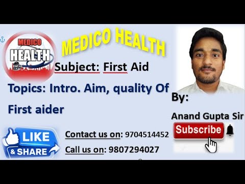 Introduction of first aid, AIM & quality of first Aid - YouTube