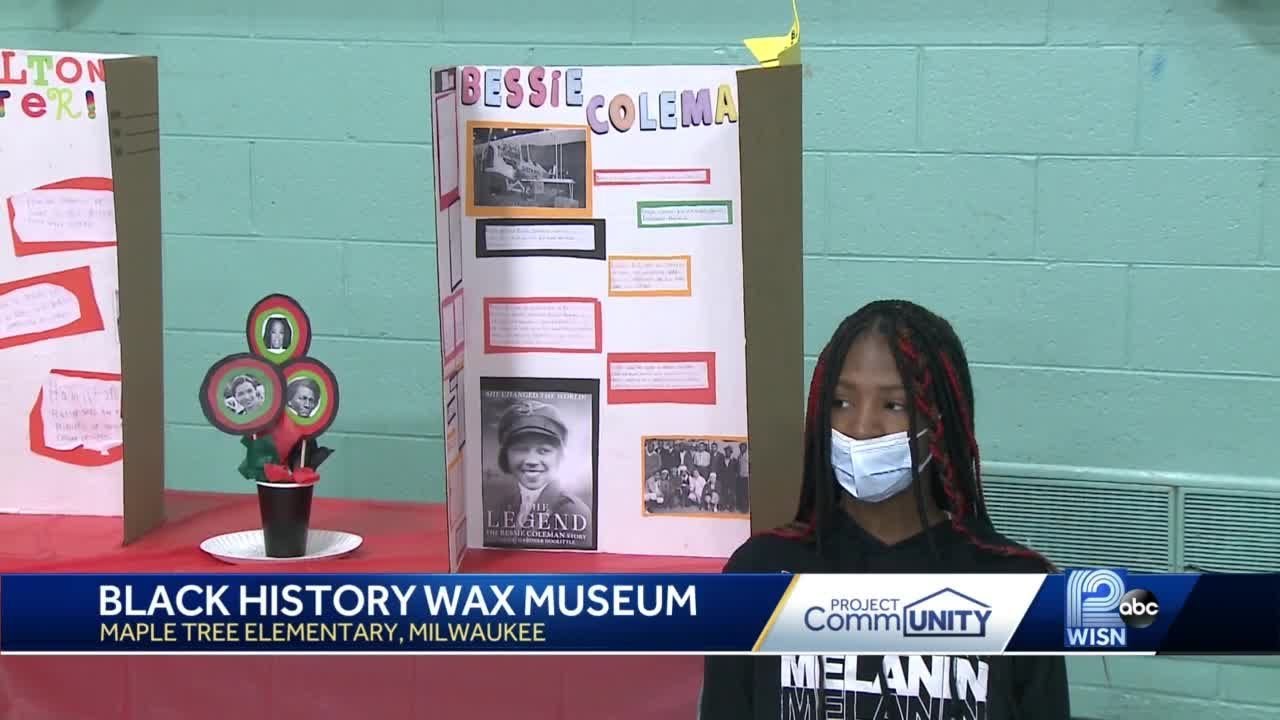 5th graders hold annual 'Black History Wax Museum' - YouTube