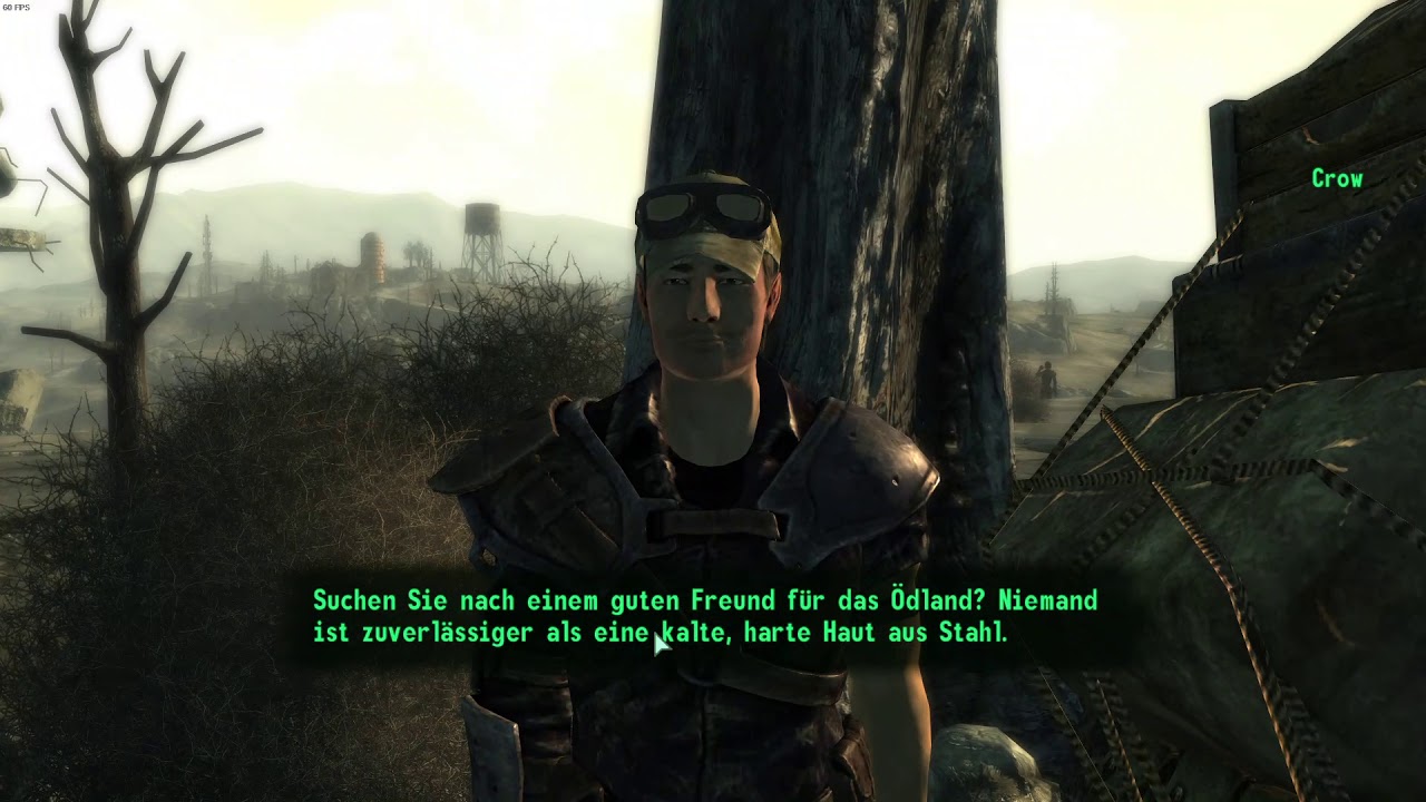 Fallout 3 Glitch: How To Get Full HP Armor From Crow - YouTube