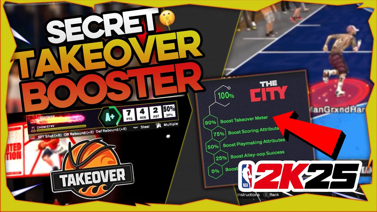 NBA 2K25 HOW TO UNLOCK TAKEOVER BOOSTER!! ACTIVATE TAKER FASTER AT ANY ...