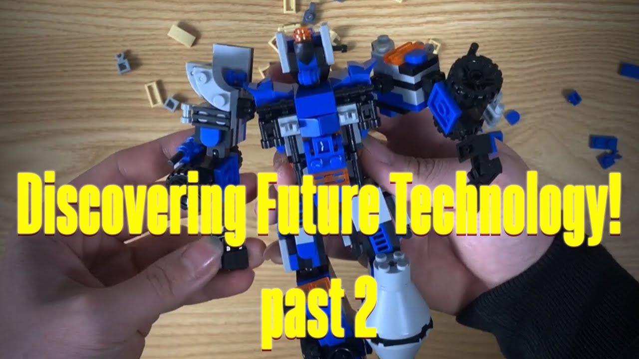 Building a Blue Lego Robot Discovering Future Technology! Part 2 - YouTube