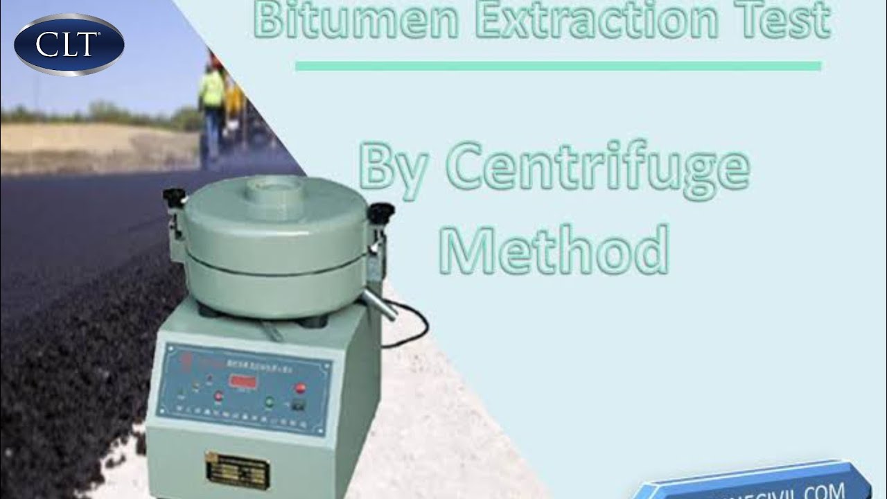 Bitumen Extraction Test AASHTO T-164 | Adnan Khan | Urdu Hindi. - YouTube