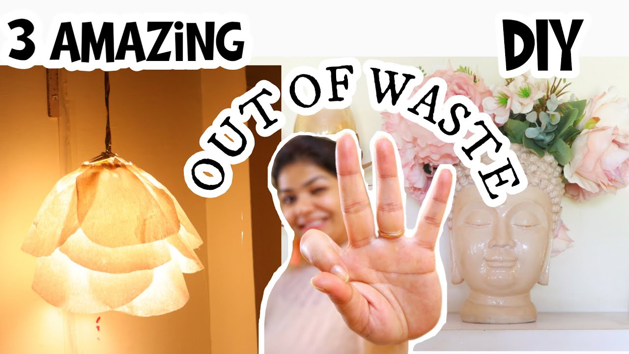 ♻️ 3 Amazing DIY Ideas | Best Out of Waste | Easy Home Décor Crafts ...