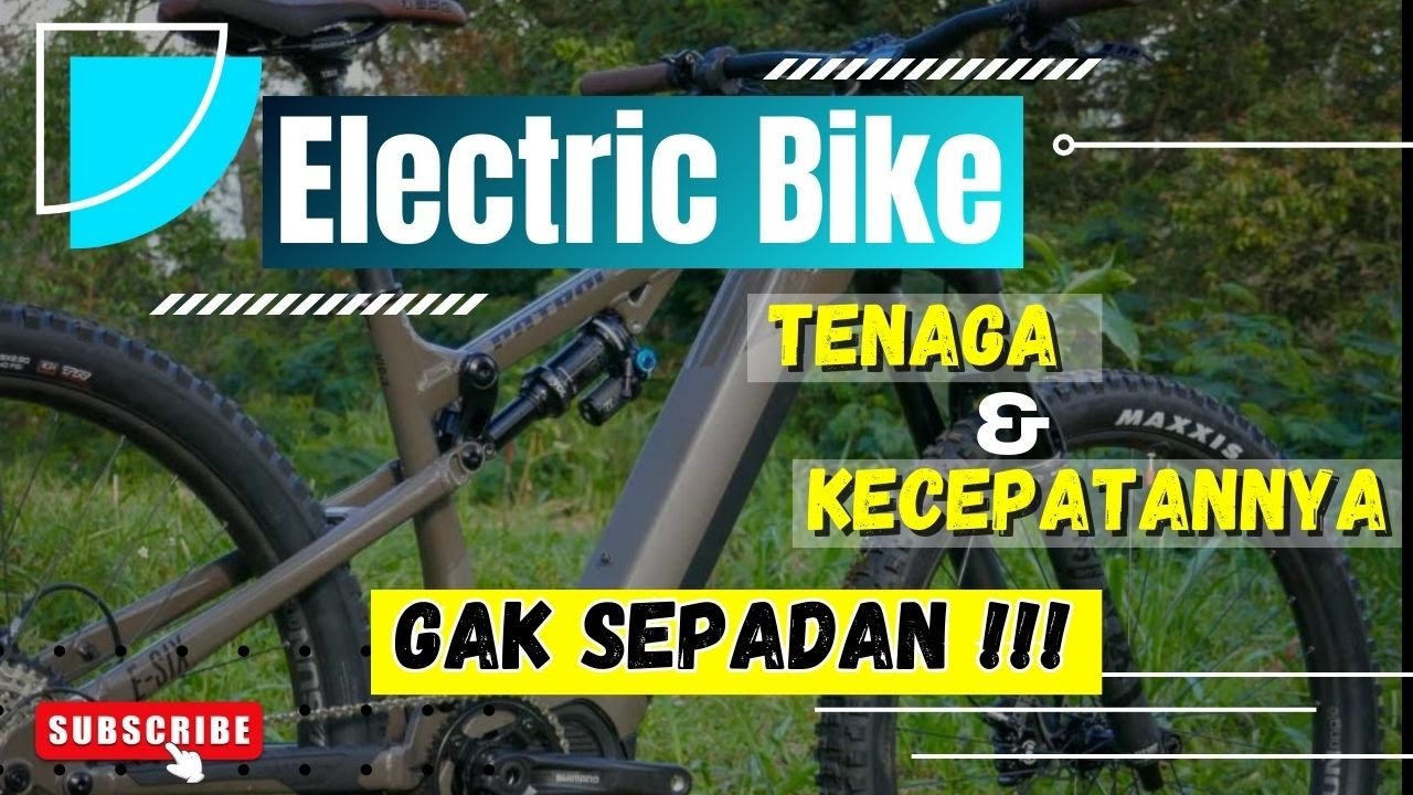 TERNYATA BEGINI CARA KERJA SEPEDA LISTRIK - YouTube
