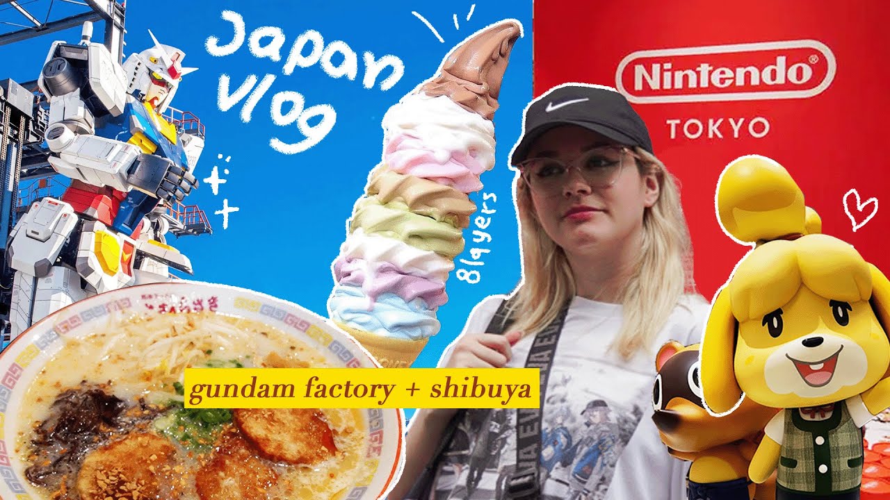Exploring Japan Most Popular Anime Attractions! 💖gundam factory, ramen ...