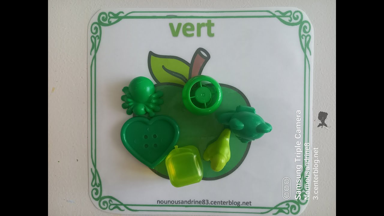 automne pommes couleurs apprentissage des couleurs - YouTube