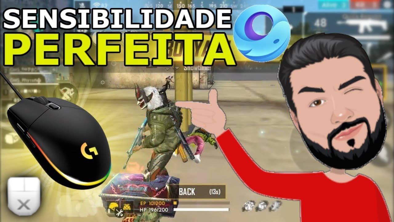 Como Configurar o DPI do Mouse Free Fire Emulador Gameloop - YouTube