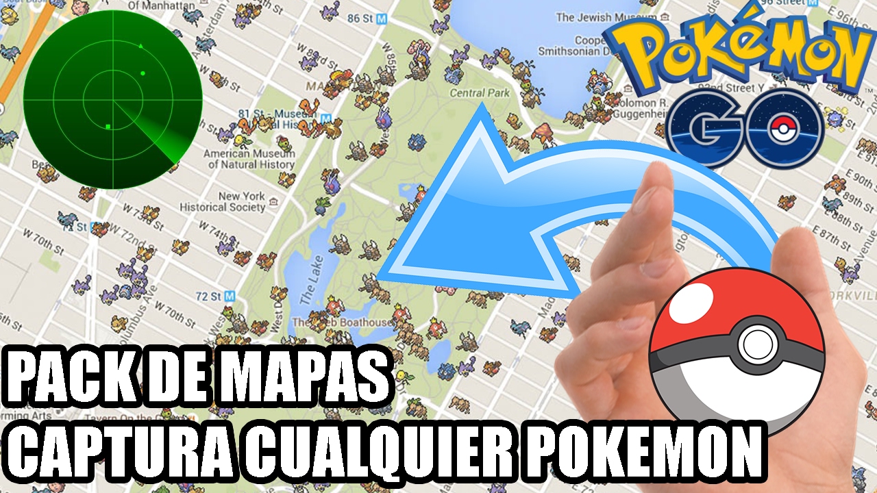 COMO ENCONTRAR A CUALQUIER POKEMON EN POKEMON GO PACK DE MAPAS PARA ...