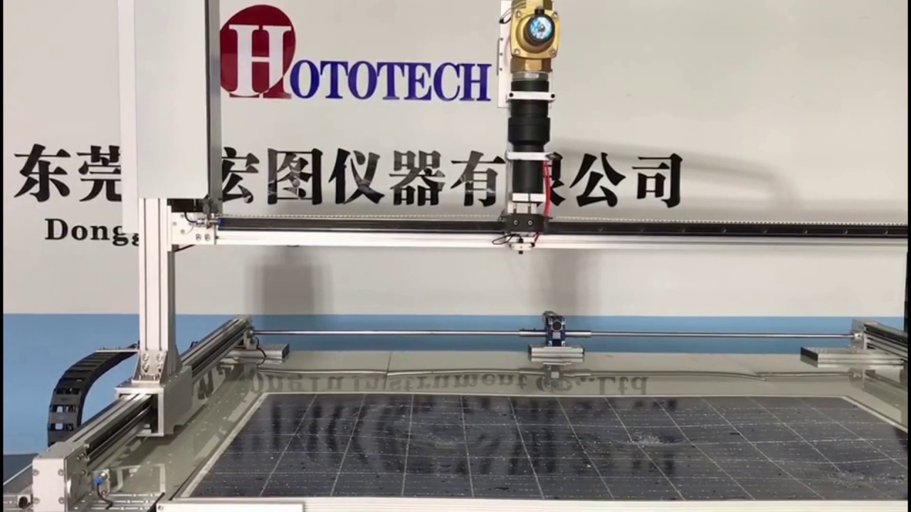 Hail Impact Tester/PV Module testing machine - YouTube