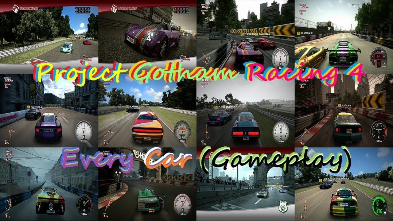 Project Gotham Racing 4 (PGR4): All Cars (Gameplay) - YouTube