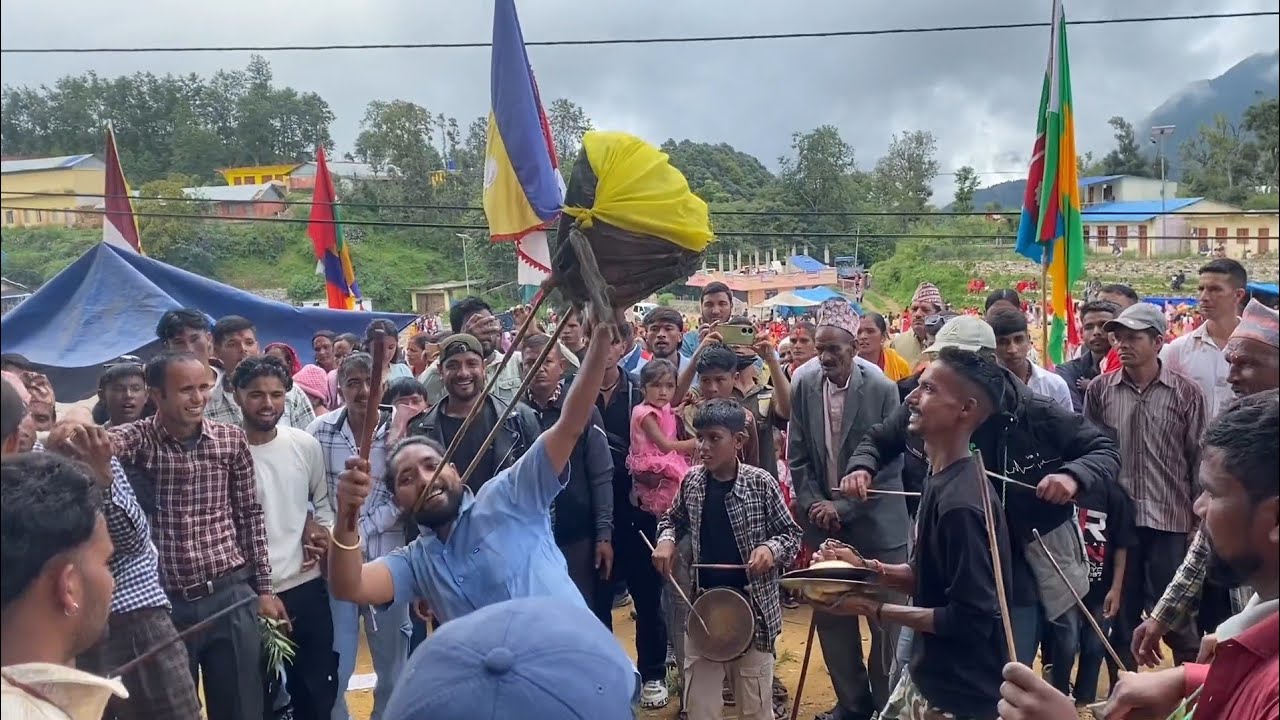 Traditions Village Festival in Nepal || Gaura Parba The Great Festival ...
