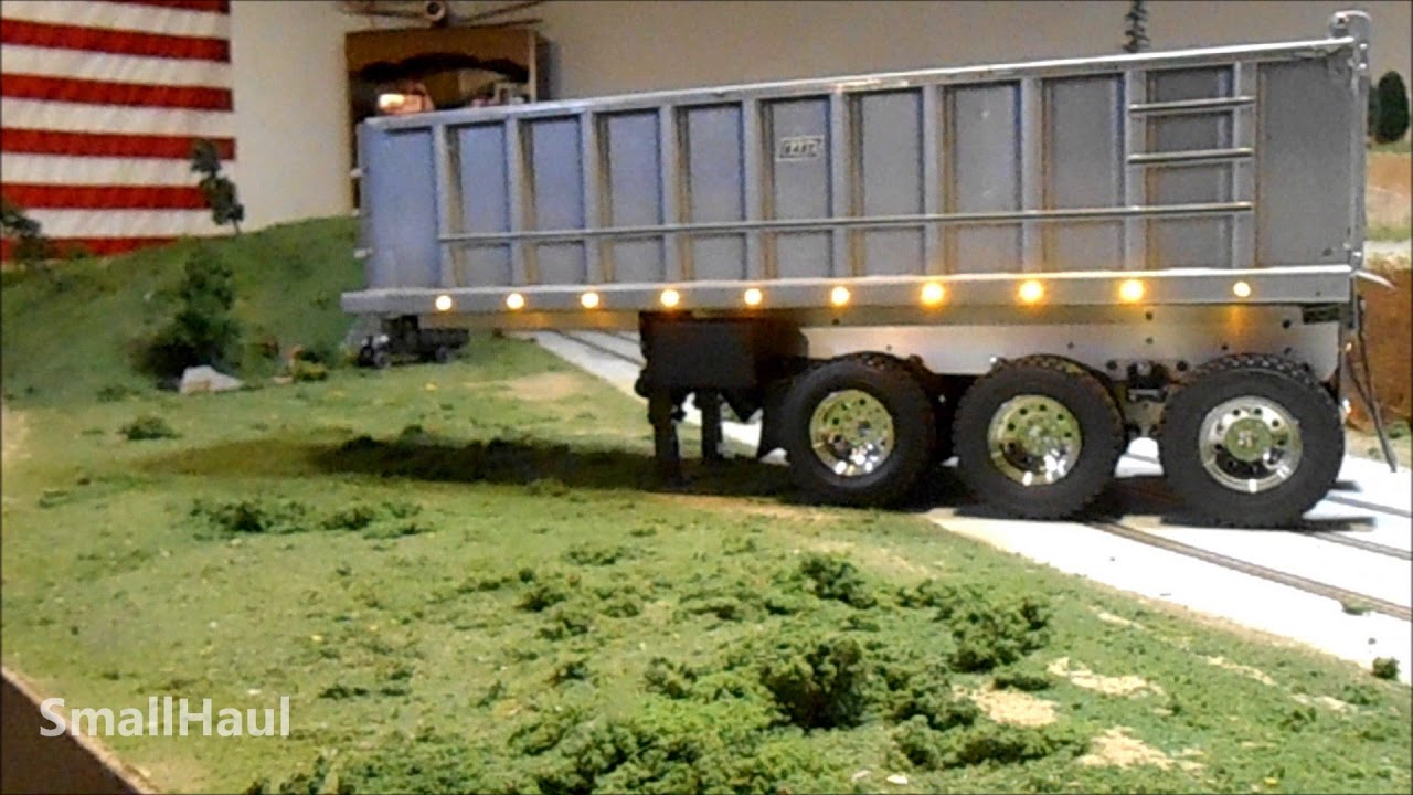 Jim's modified dump trailer - YouTube