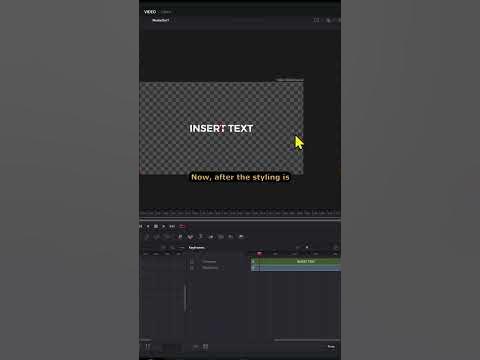 Border Text EFFECT in DaVinci Resolve - YouTube