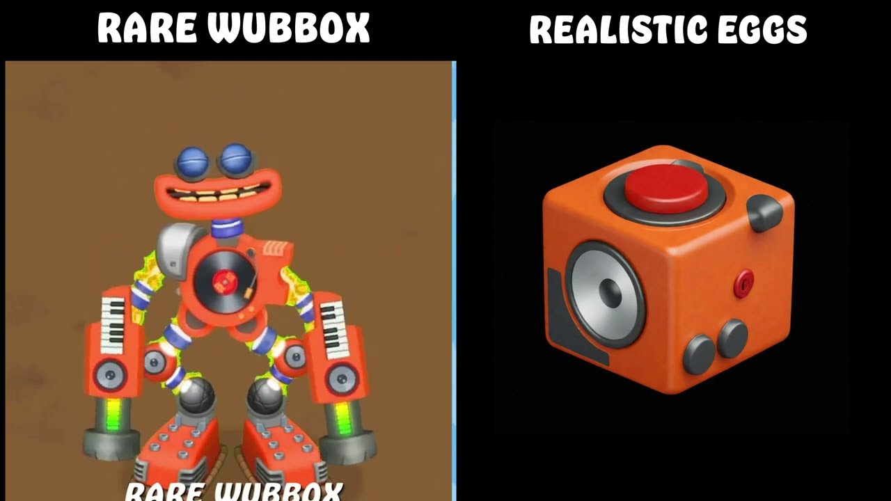 All Wubbox and Realistic Eggs - My Singing Monsters - YouTube