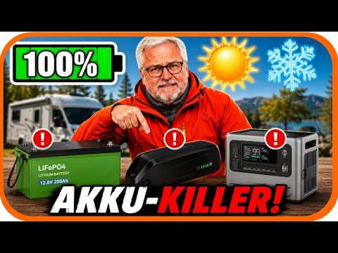 Diese Fehler töten Lithium-Akkus – und fast jeder macht sie   Wohnmobil- E-Bike - Powerstation