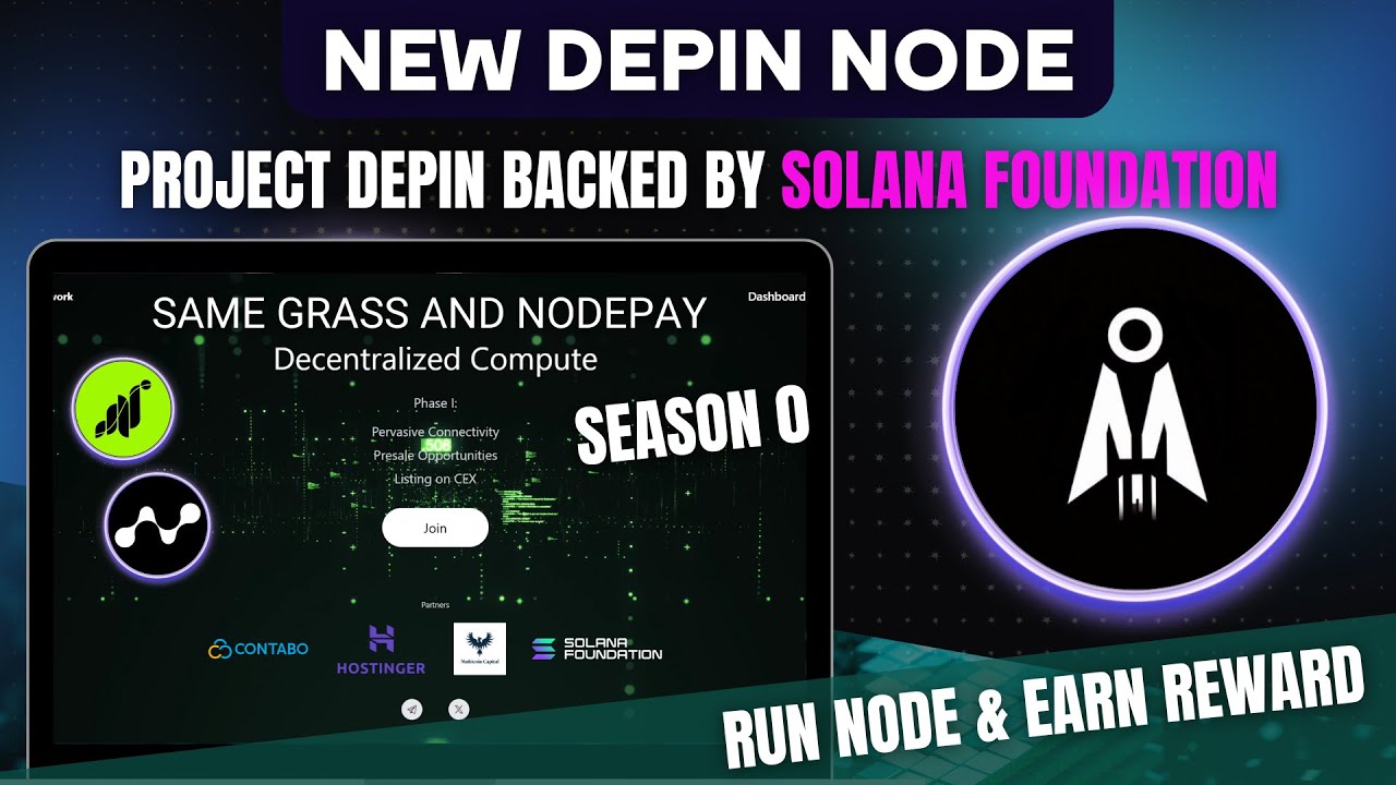 MYGET NETWORK NODE- MIRIP GRASS & NODEPAY - BACKED BY SOLANA FOUNDATION!! - YouTube