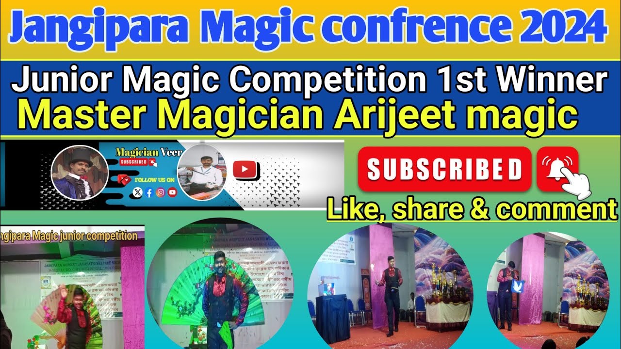 Master Magician Arijeet/ jangipara junior magic competition 1st winner ...