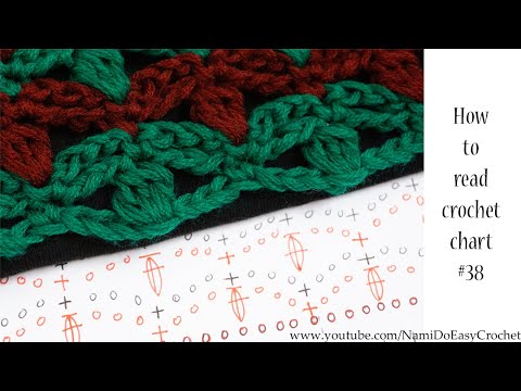 Easy Crochet: How to read crochet chart #38 - YouTube