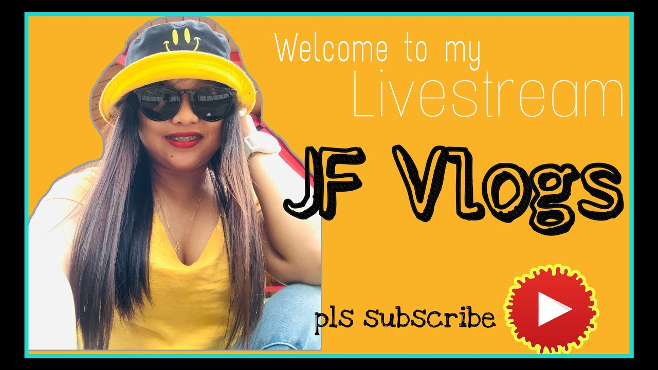 JF Vlogs 1st Live Stream - YouTube