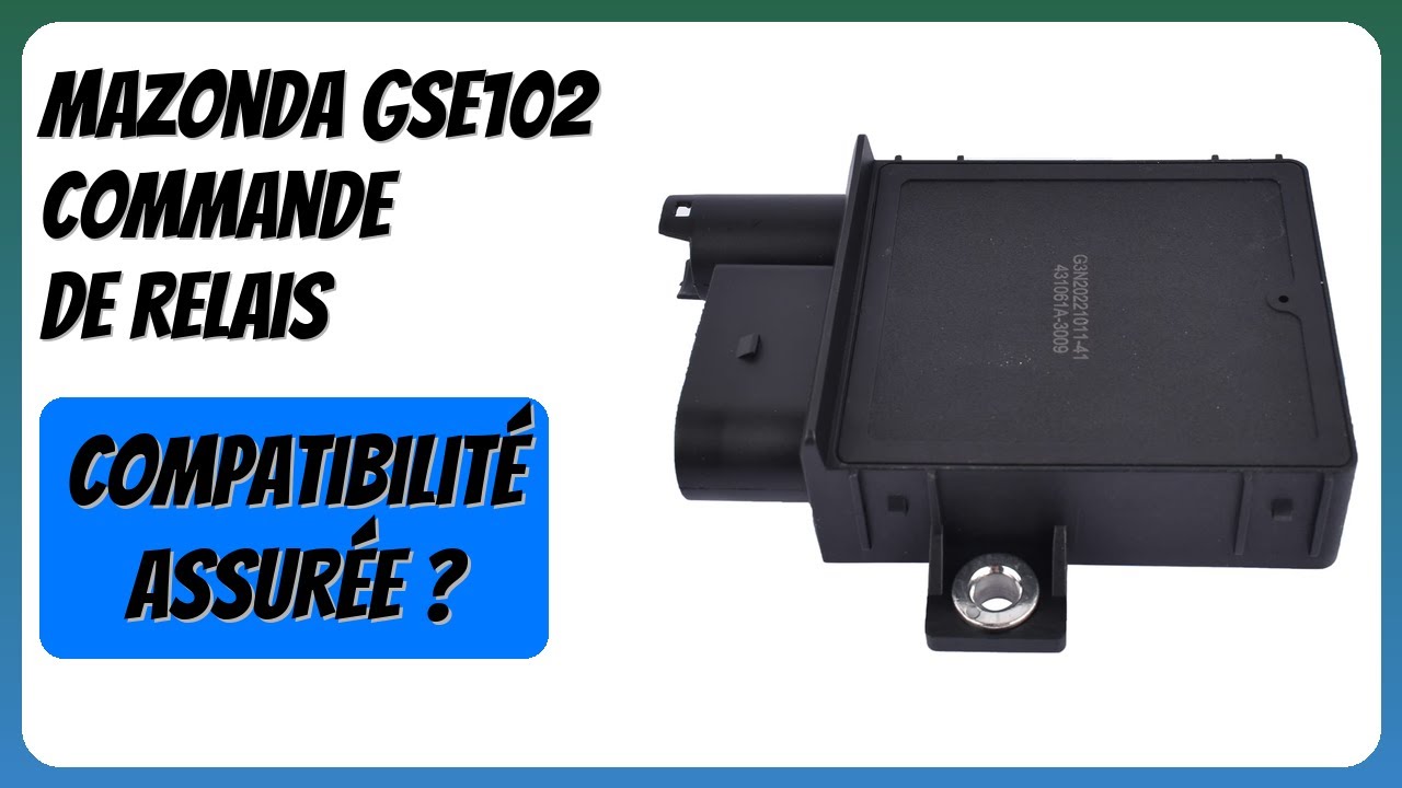 AVIS (2026) : Mazonda GSE102 Commande de relais. DÉTAILS - YouTube