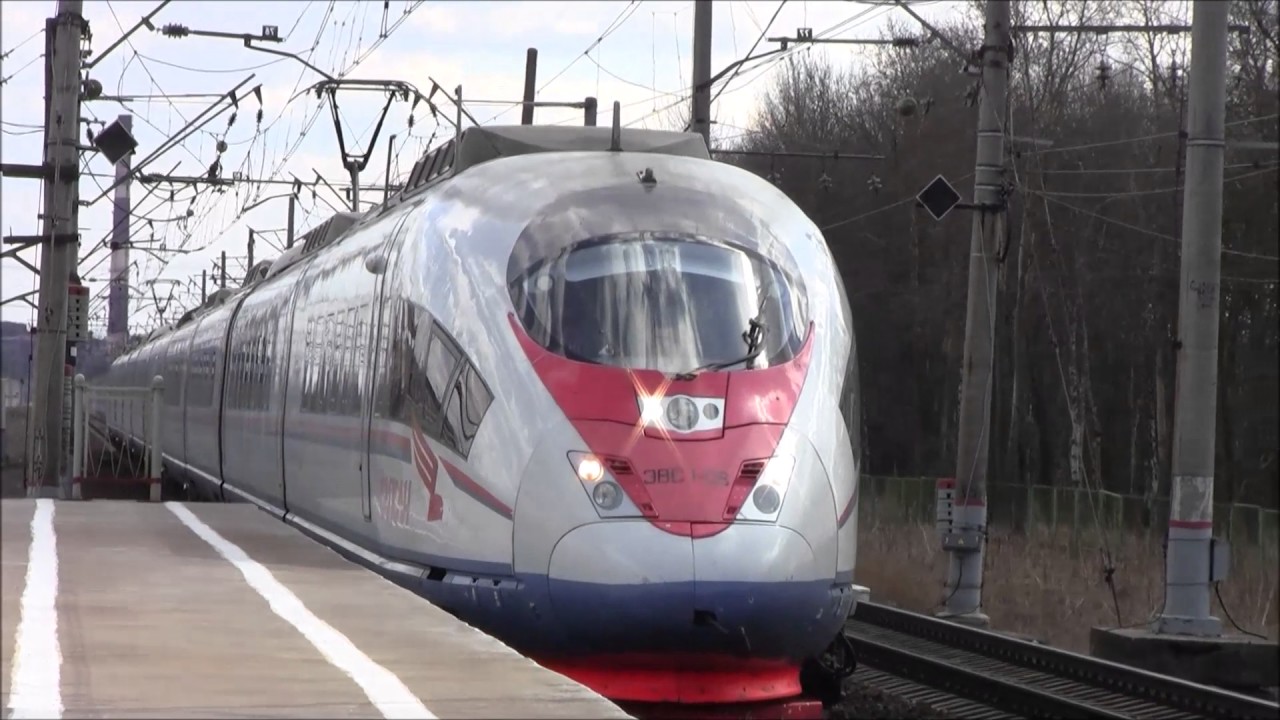 Высокоскоростной электропоезд ЭВС1-08 "Сапсан", СПб / High-speed EMU ...