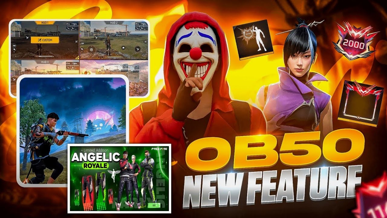 OB50 UPDATE NEW PATCH l FREE FIRE NEW EVENT l FF NEW ANGELIC PANTS ...