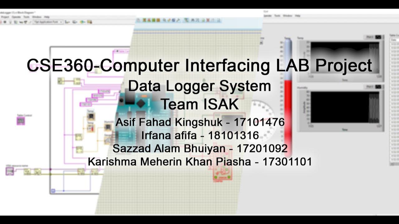 Data Logger System | CSE360 | BRAC University | Team ISAK | Sazzad Sabab | 2021 - YouTube
