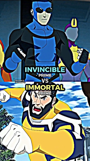 Invincible vs Immortal #shorts #short #invincible #immortal #battle # ...