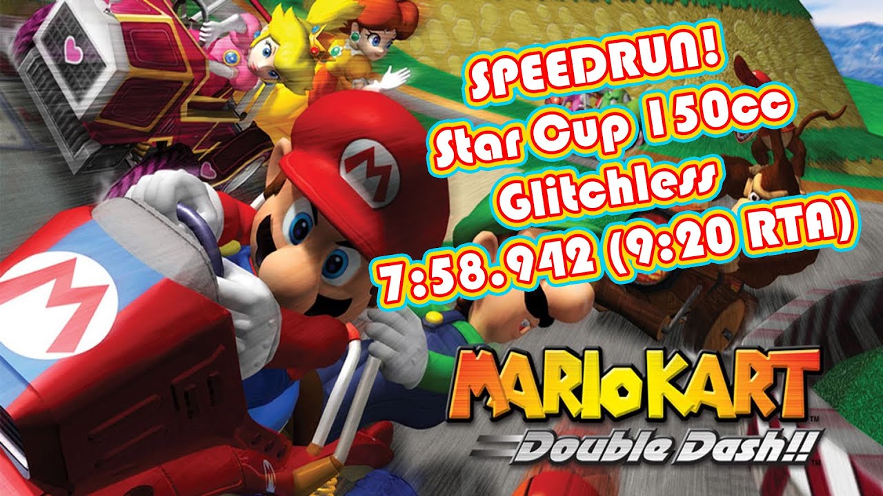 Mario Kart Double Dash - Star Cup 150cc Glitchless - 7:58.942 (9:20 RTA ...