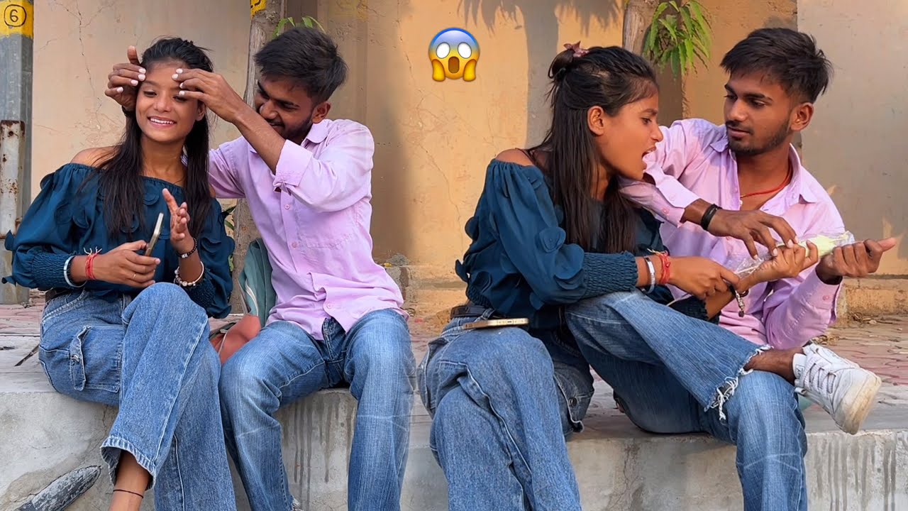 PRANK ON MY BEST FRIEND GIRL 🥰 || Happy vlogger - YouTube