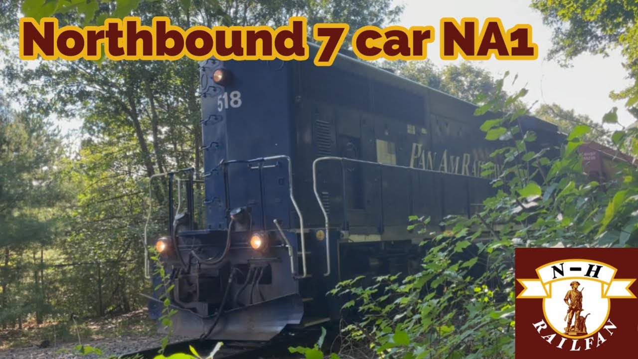 Pan Am #518 with a short 7 car NA1 local - YouTube