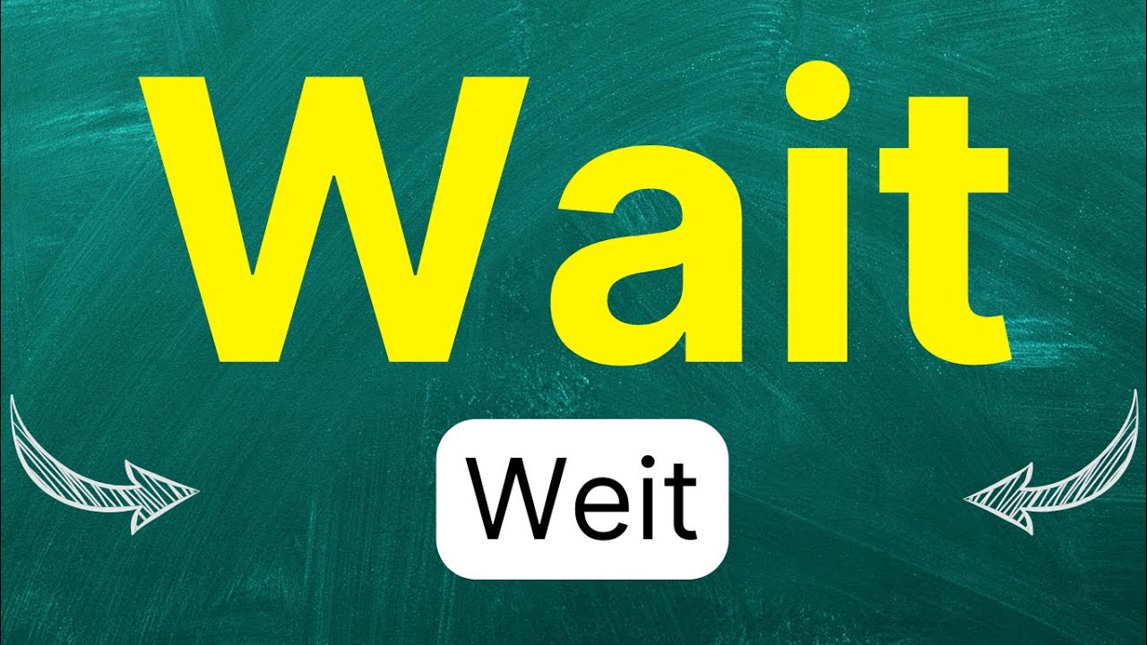 Cómo pronunciar: 'Wait' 'Esperar' 'Aguardar' 'Permanecer' en inglés ...