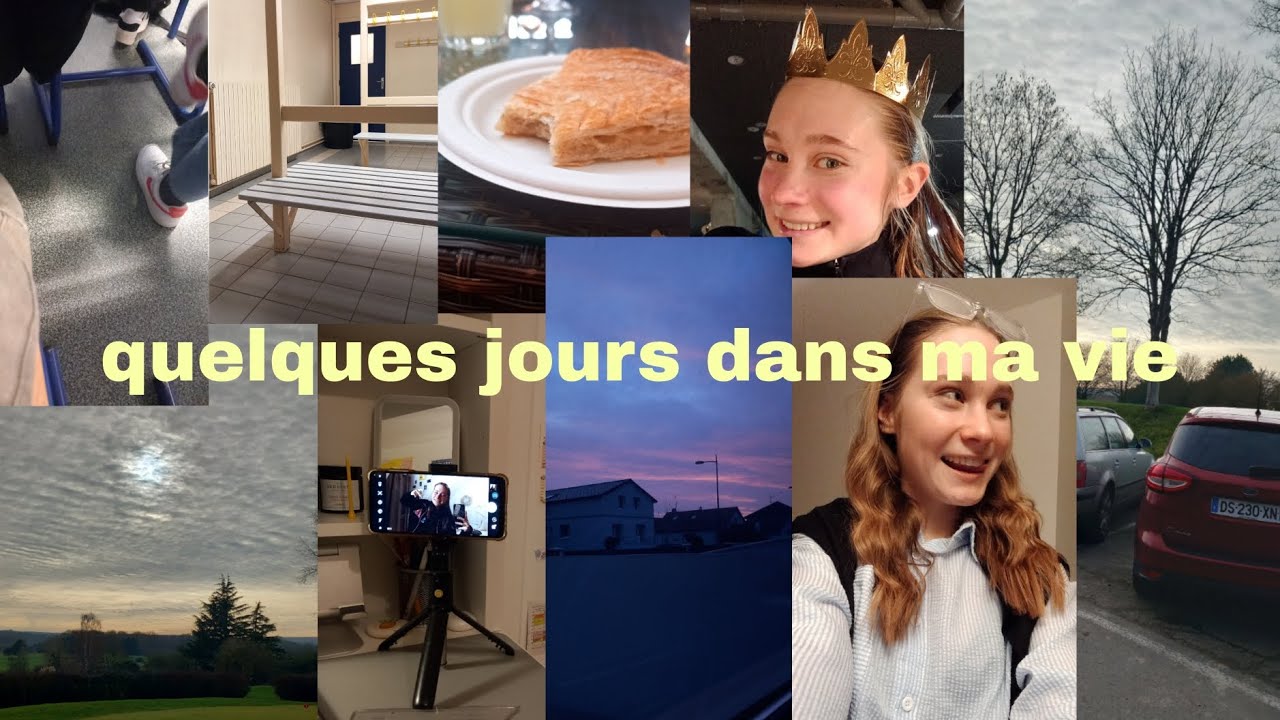 Quelques jours dans ma vie ( lycée, golf, snu, rangement, devoirs ...