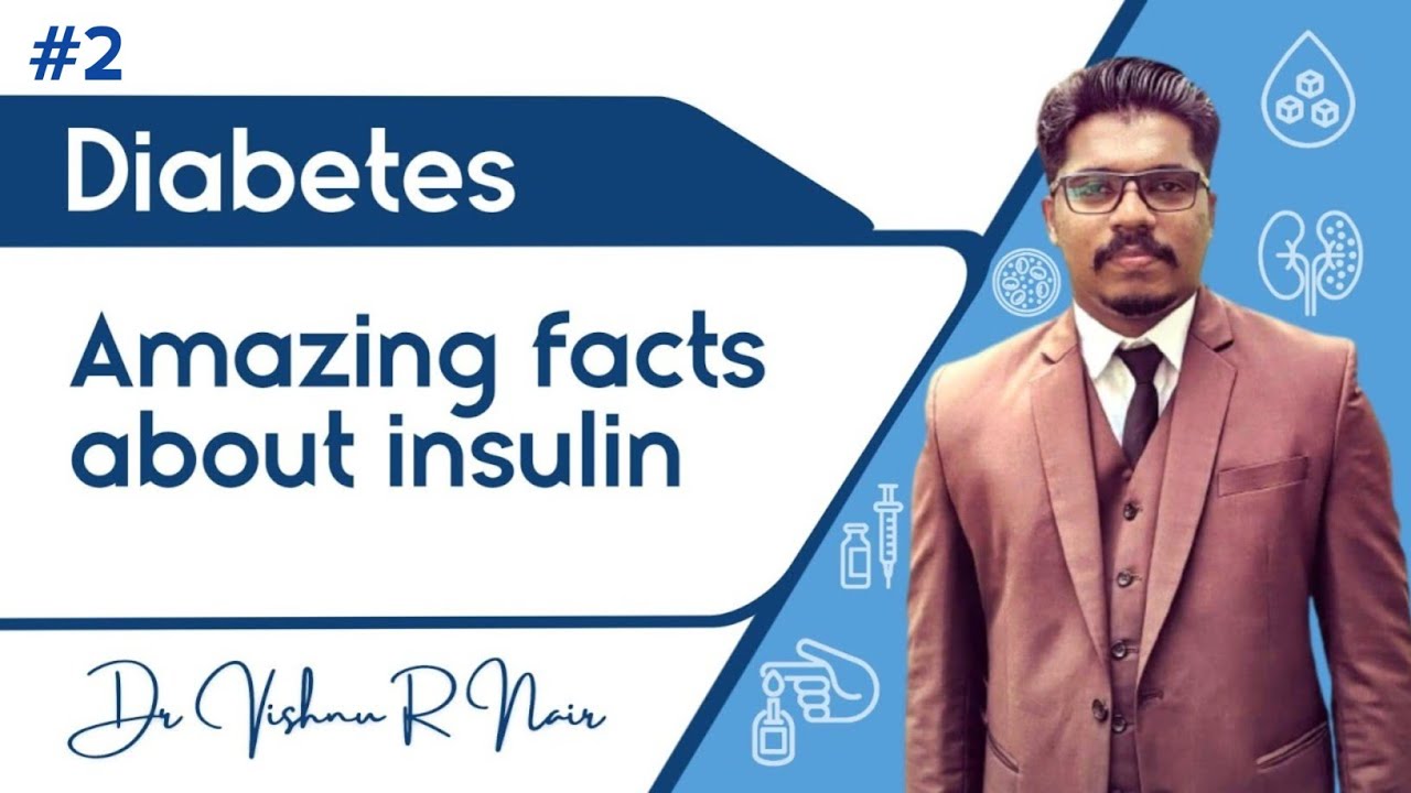 Diabetes: Amazing facts about insulin #2 | Dr Vishnu R Nair - YouTube