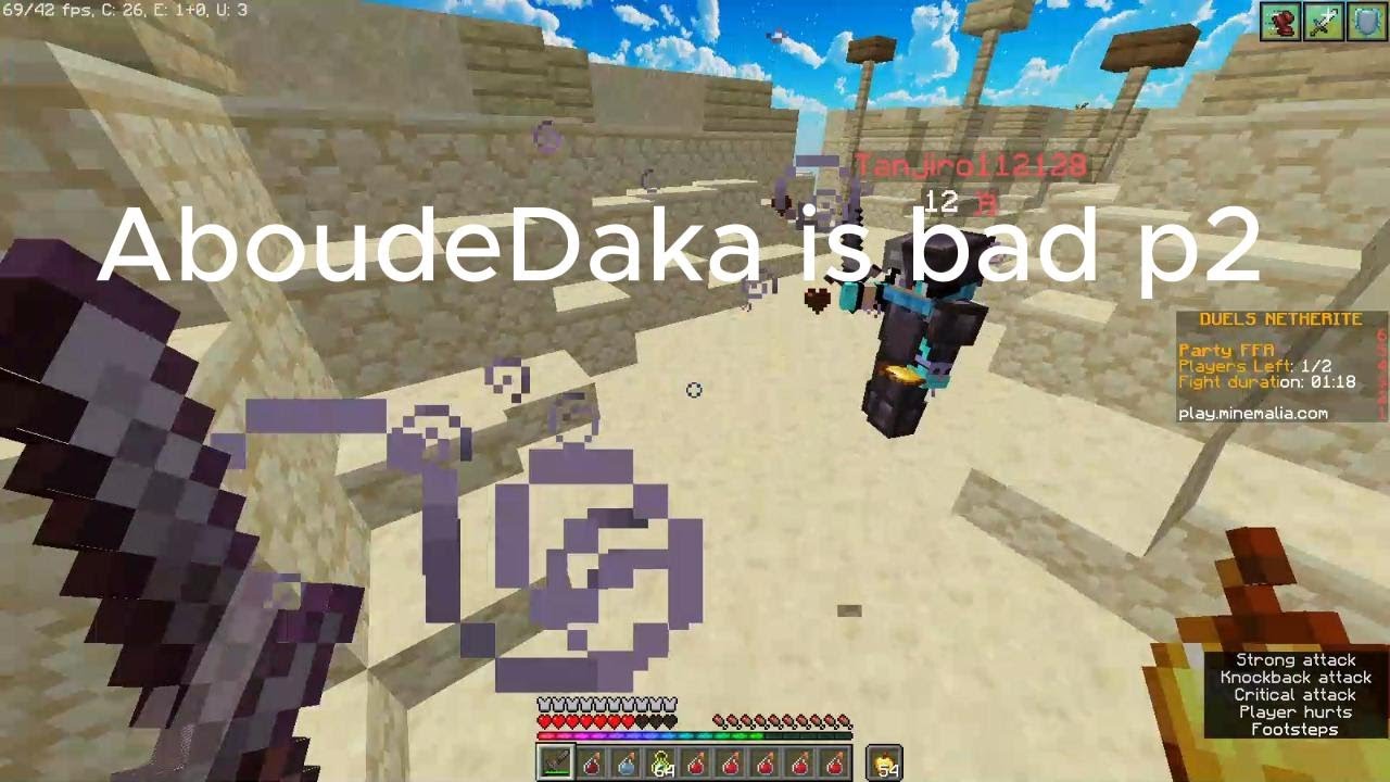 MInecraft:MineMalia 1v1s part2 - YouTube