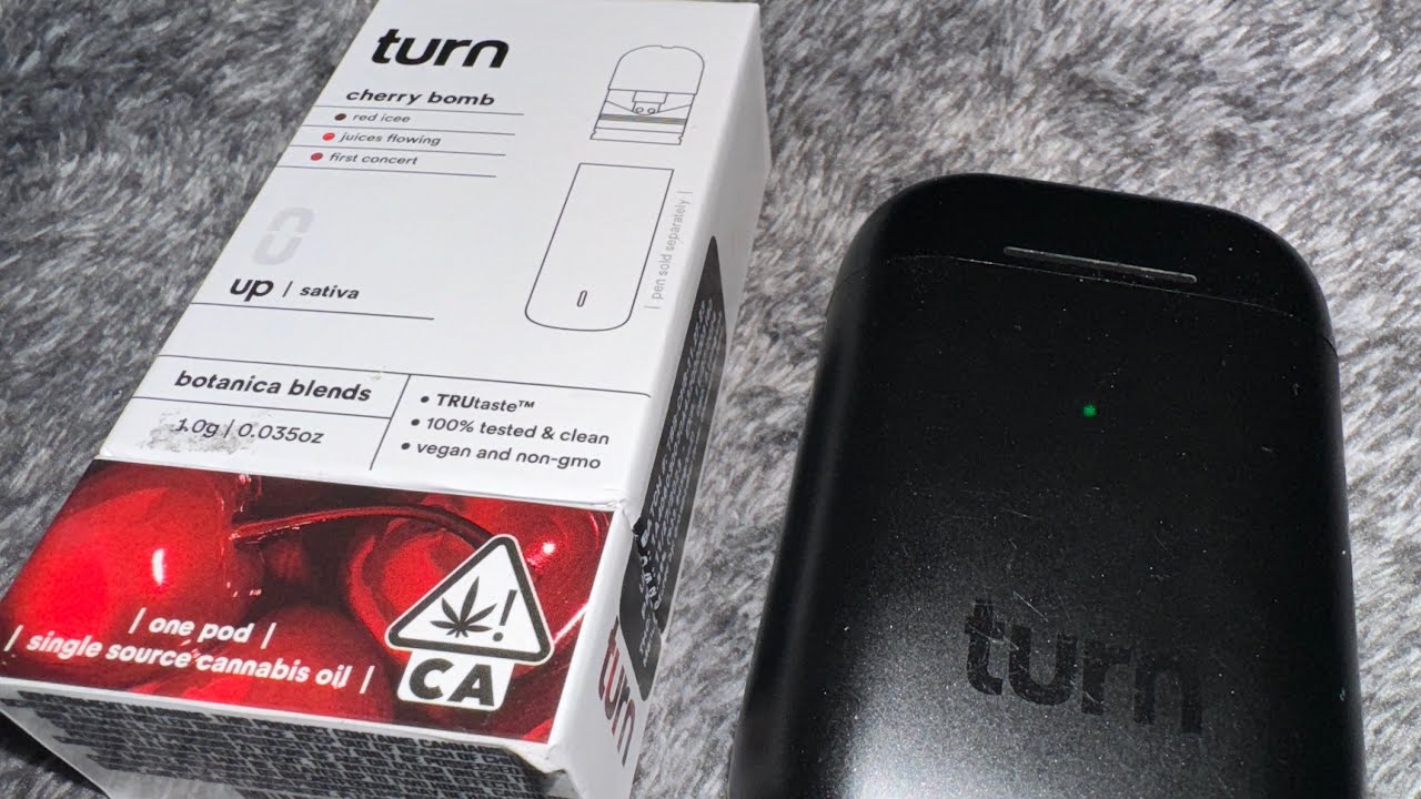 CHERRY BOMB TURN POD 🍒 TURN PODPACK CHERRY BOMB SATIVA POD TASTE TEST ...