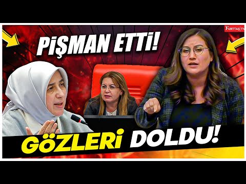 DEM'li Vekil Burcugül Çubuk Mecliste AKP'lilere Gözleri Dolu Dolu Meydan Okudu! \
