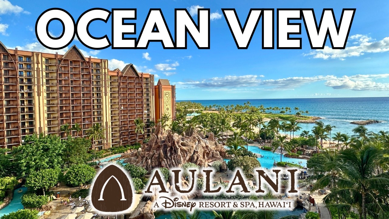 Disney's Aulani 2 Bedroom Villa Tour | Ocean View Resort Room - YouTube