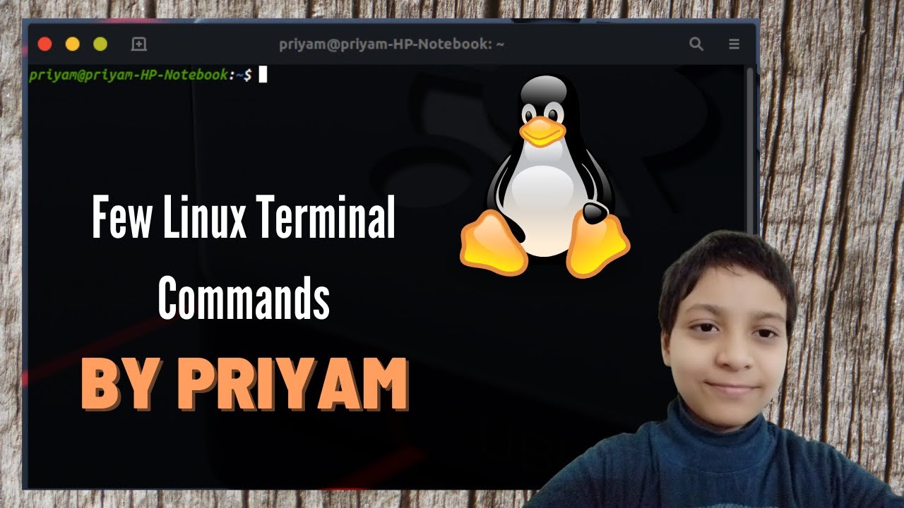 Few Linux Terminal Commands Technology Priyamdas Youtube