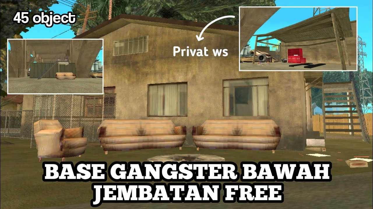 SHARE MAPPING BASE GANGSTER GTA SAMP ROLEPLAY - YouTube