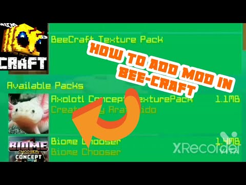 How to add Mod in Bee-craft - YouTube