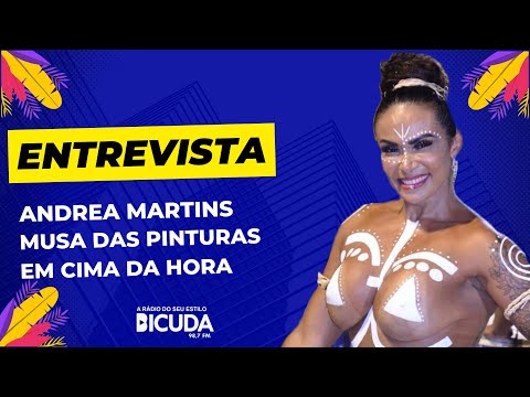 Gabriela Silva entrevista a Musa das Pinturas Andrea Martins da 'Em Cima da Hora'