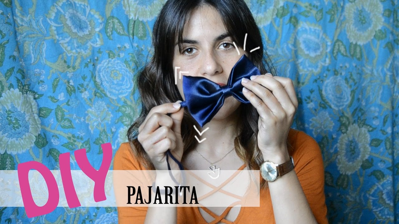 How to make a DOW TIE | DIY PAJARITA - YouTube