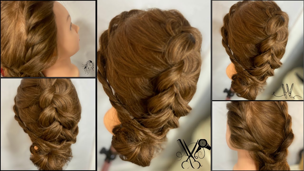 Hairstyle for girls with beautiful braids.... @Haven_hair - YouTube
