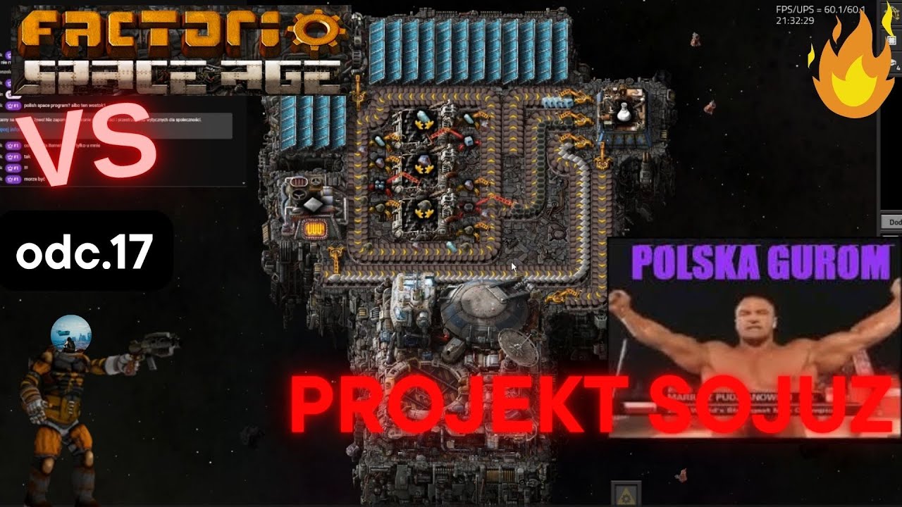POG VS Factorio Space Age I PIERWSZA STACJA KOSMICZNA! - YouTube