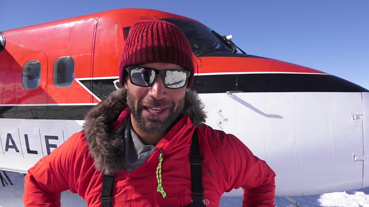 Richard Parks flies to Hercules Inlet to start solo expedition in ...
